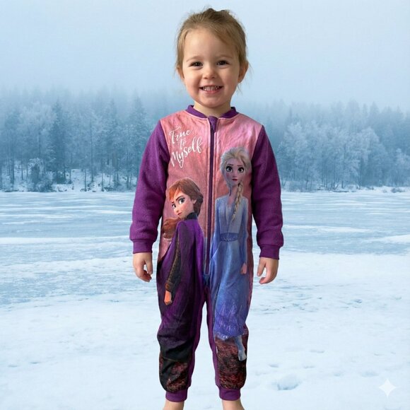 Disney | Pajamas | Kids Frozen Character Jumpsuit Pajamas Elsa Anna ...